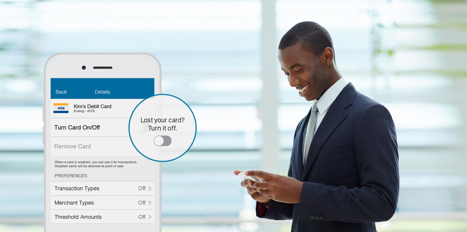 Card Controls - Mobile App | SNB of South Dakota